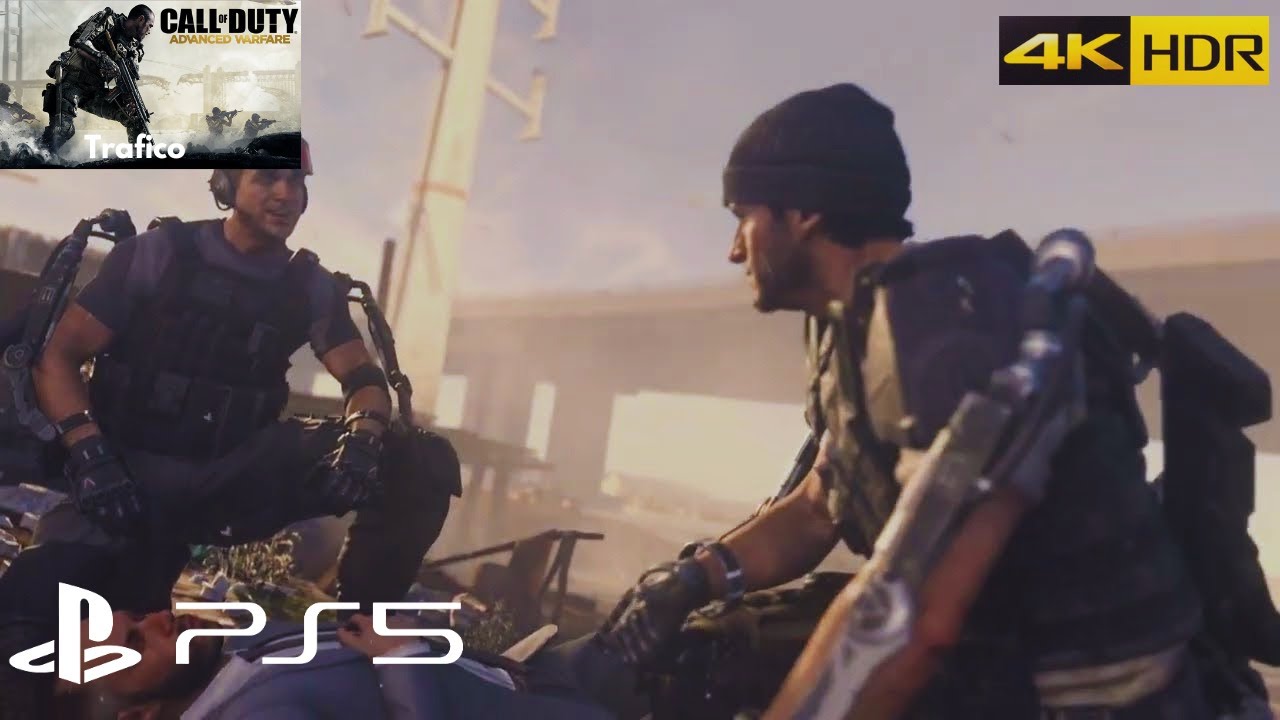 Call of duty ADVANCED WARFARE CAMPAÑA Mision 3. TRAFICO. PS5 (4K HDR ...
