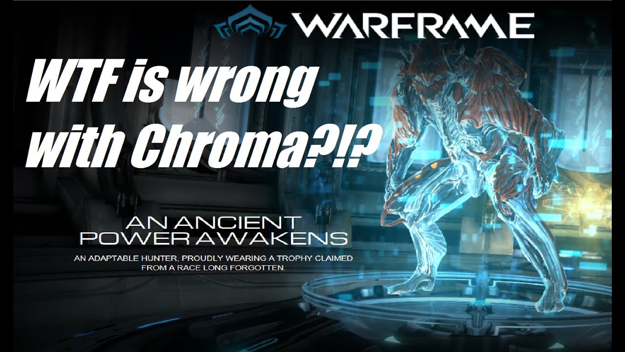 WTF Chroma?!? Warframe Controversy?!? Helmet changed because of ...