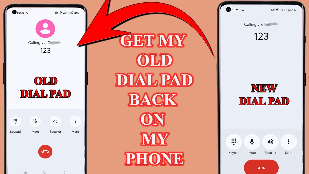 How to get my old dial pad back on my phone - YouTube