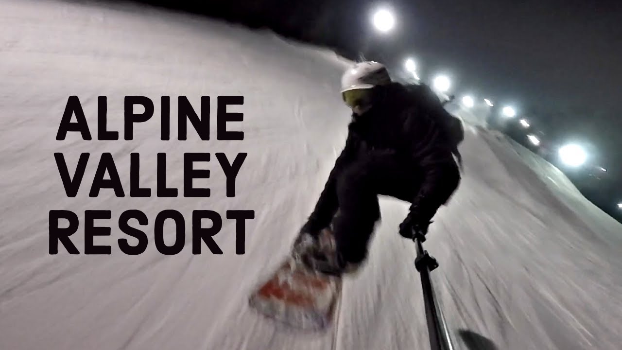 SNOWBOARDING AT ALPINE VALLEY | WI 2020 - YouTube
