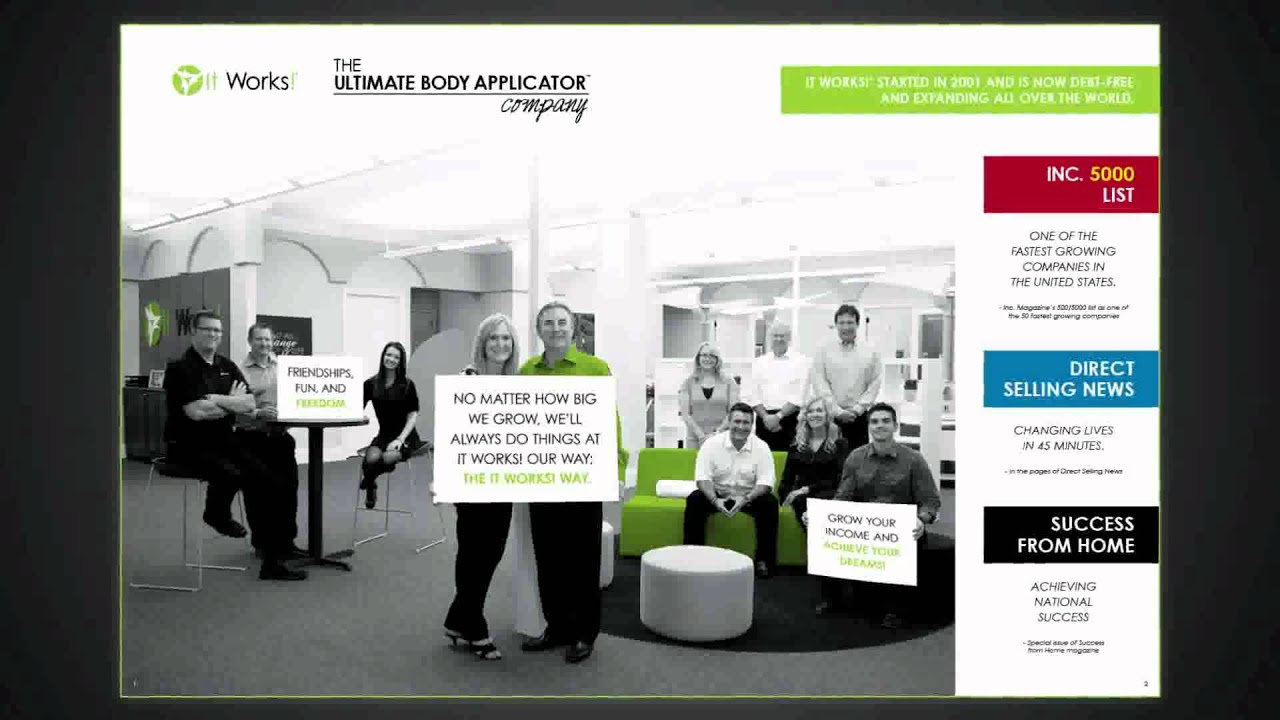 It Works Global Webinar Presentation - YouTube