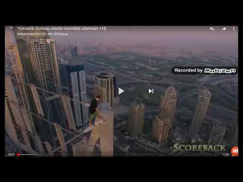 Yukseklik qorxusu olan baxmasin