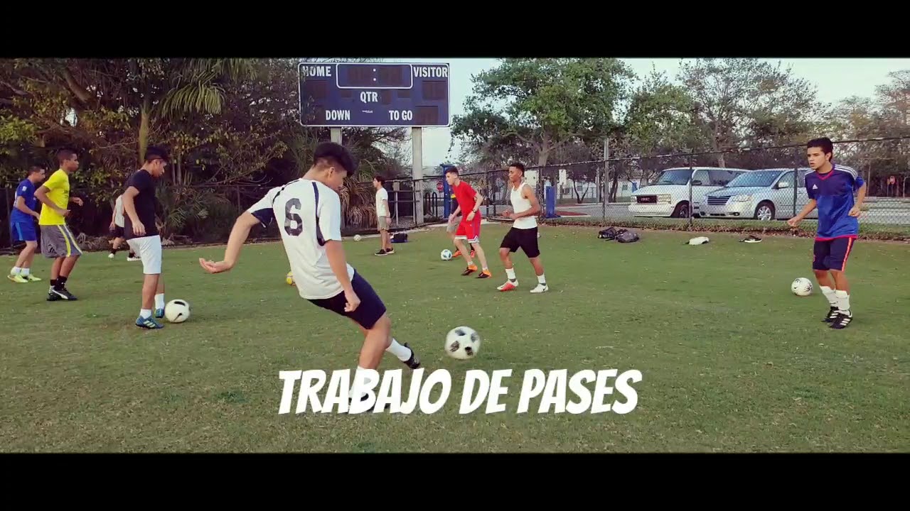 Pompano Juniors Soccer Academy " TRABAJOS FISICOS CON BALON" - YouTube