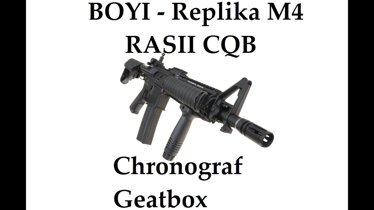 BOYI Replika M4 RASII CQB BI 5781M Chronograf Gearbox - YouTube