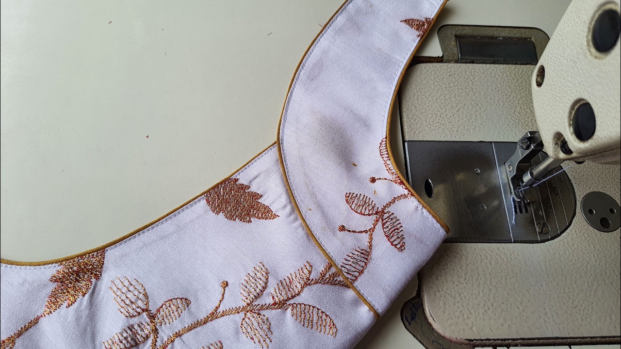 Different Piping Styles for Blouses " Elevate Your Blouse with Simple ...