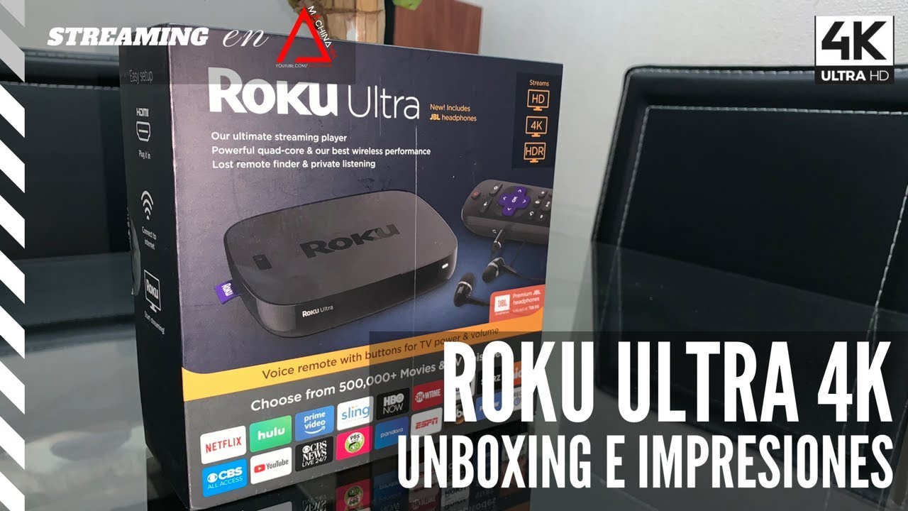 Roku Ultra 4K HDR Unboxing e Impresiones de la Caja más potente de Roku ...