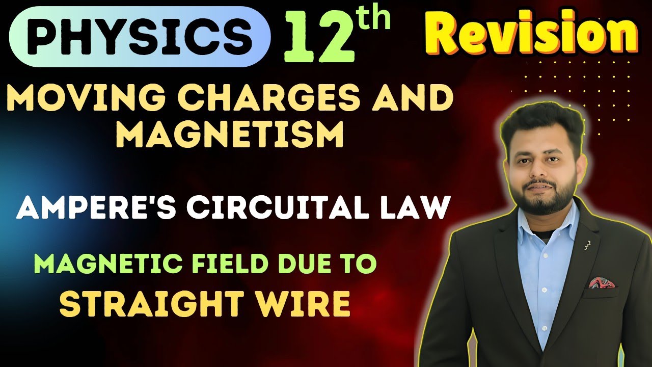 Ampere's Circuital Law Explained | Magnetic Field due to Straight Wire ...
