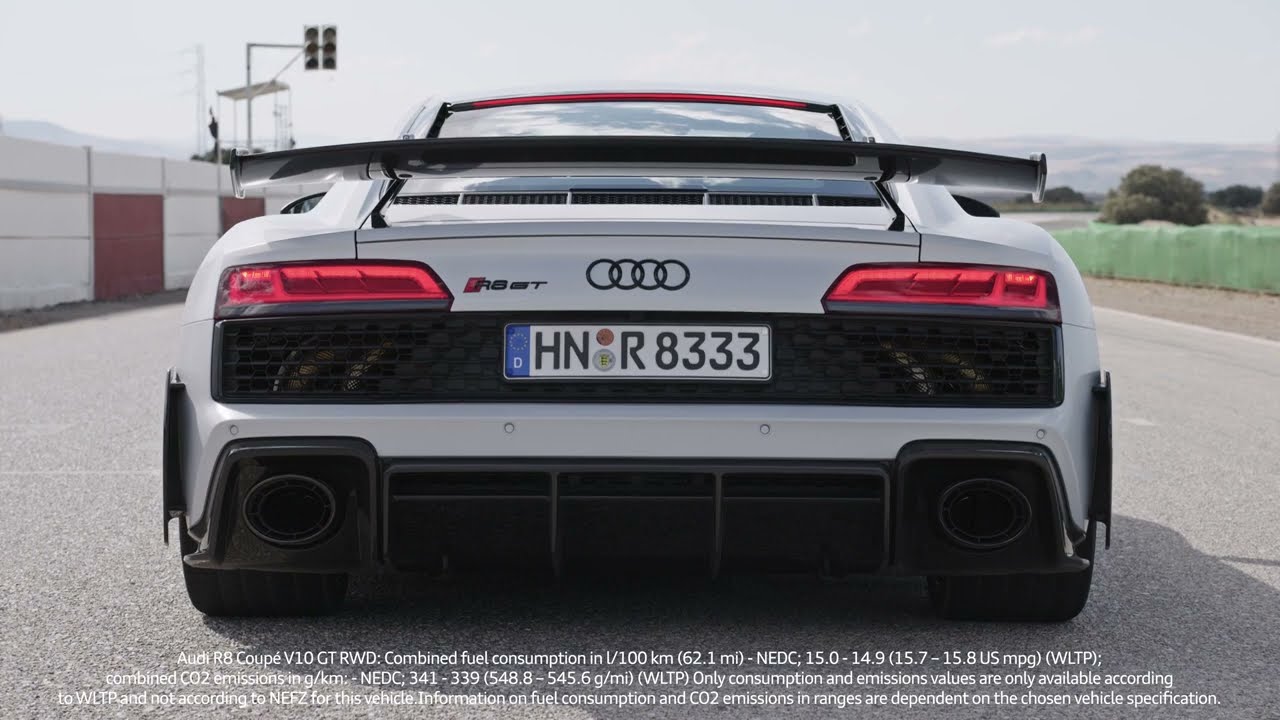 Exclusive Trailer: Audi R8 Coupe V10 GT RWD | Only 333 units worldwide ...