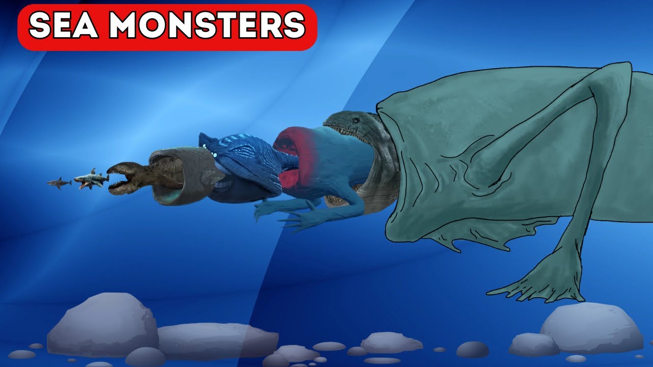 Fish Devour Fish | Ocean Monsters Animation | BLOOP VS SEA EATER - YouTube