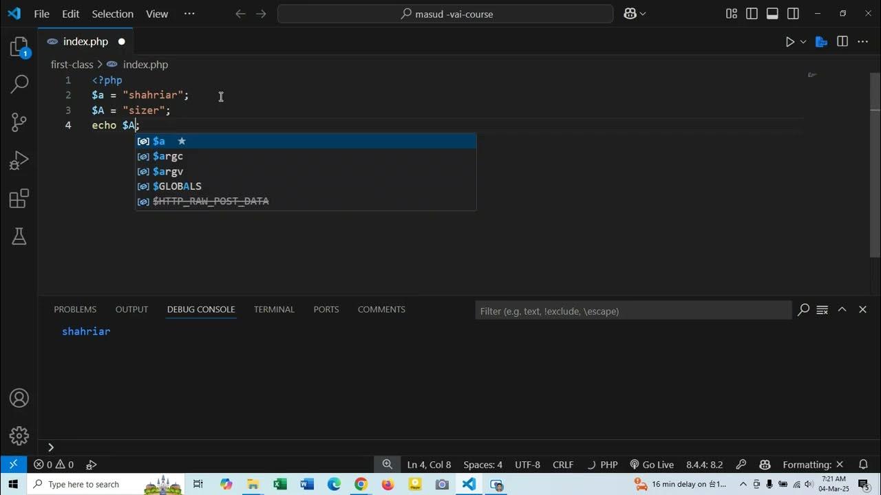 Learn How to Declare Variables in PHP | Beginner's Guide - YouTube