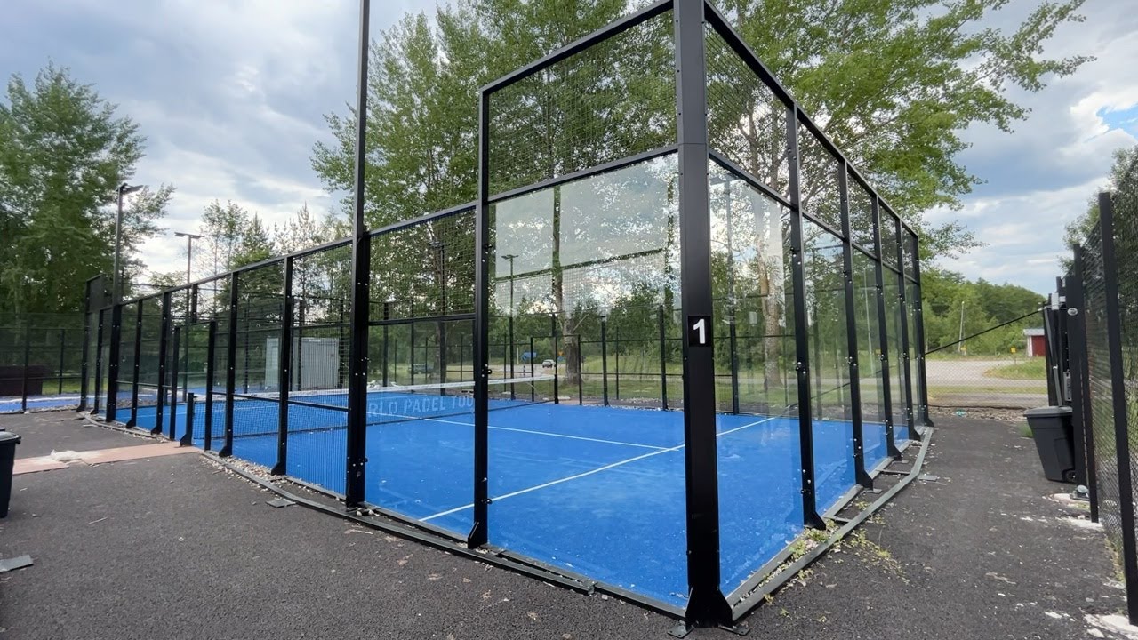 Köp Padelbana utomhus - dubbel på Klaravik - YouTube