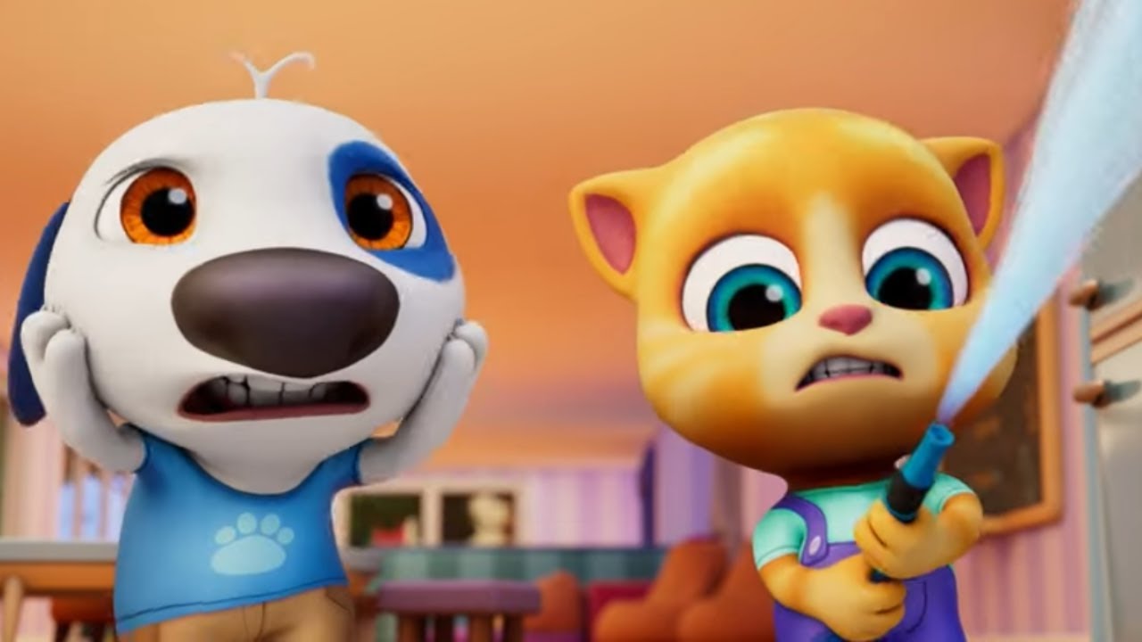¿Reparación o destrucción? | Cortos de Talking Tom | Dibujos animados ...