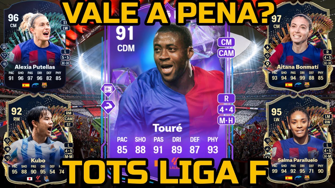 Yaya Toure DME Vale a Pena? Analise Jogadores TOTS Liga F no EA FC 24 ...