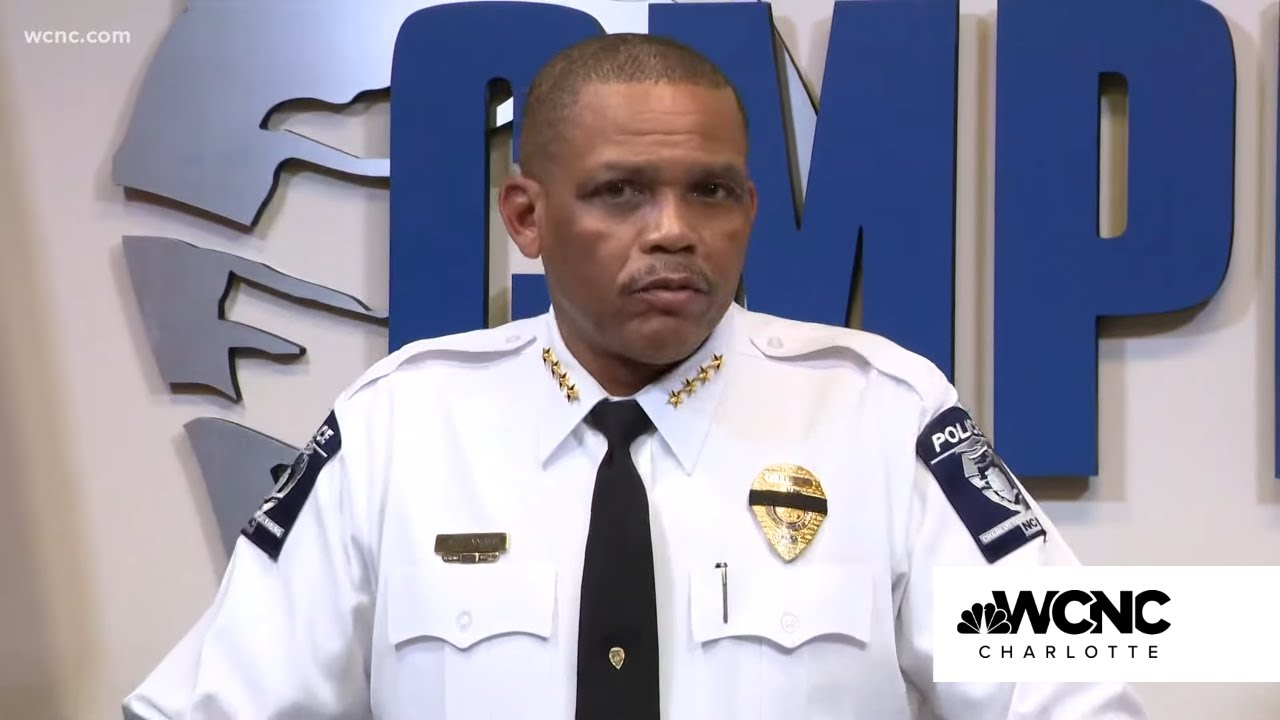 CMPD police chief remembers fallen officer Mia Goodwin - YouTube
