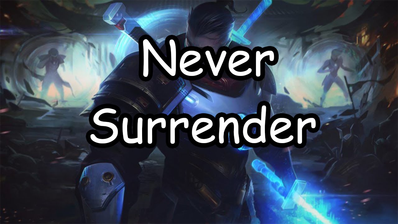 Motivacional - Never Surrender League of legends - YouTube