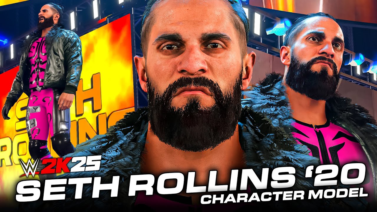 WWE 2K25: Seth Rollins '20 Character Model | WWE2K25 Pc Mods - YouTube