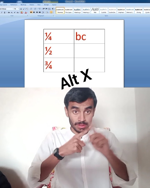 Simplify your document formatting trick Deaf Sign language PSL - YouTube
