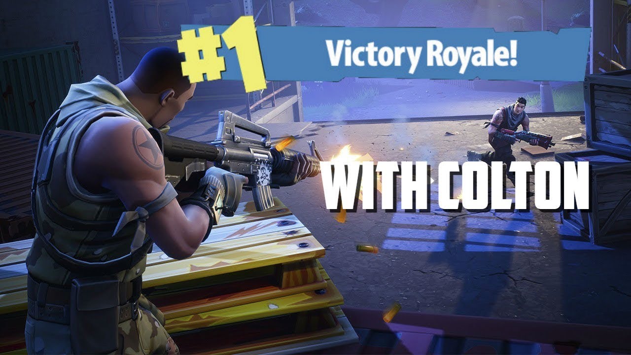Fortnite Victory Royale With Friend (new thumbnail) - YouTube