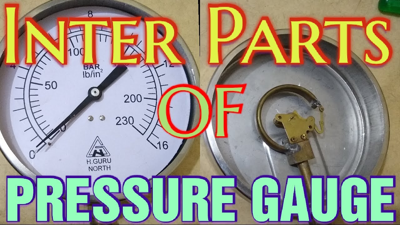 Internal construction details of Pressure gauge used in HVAC System ...