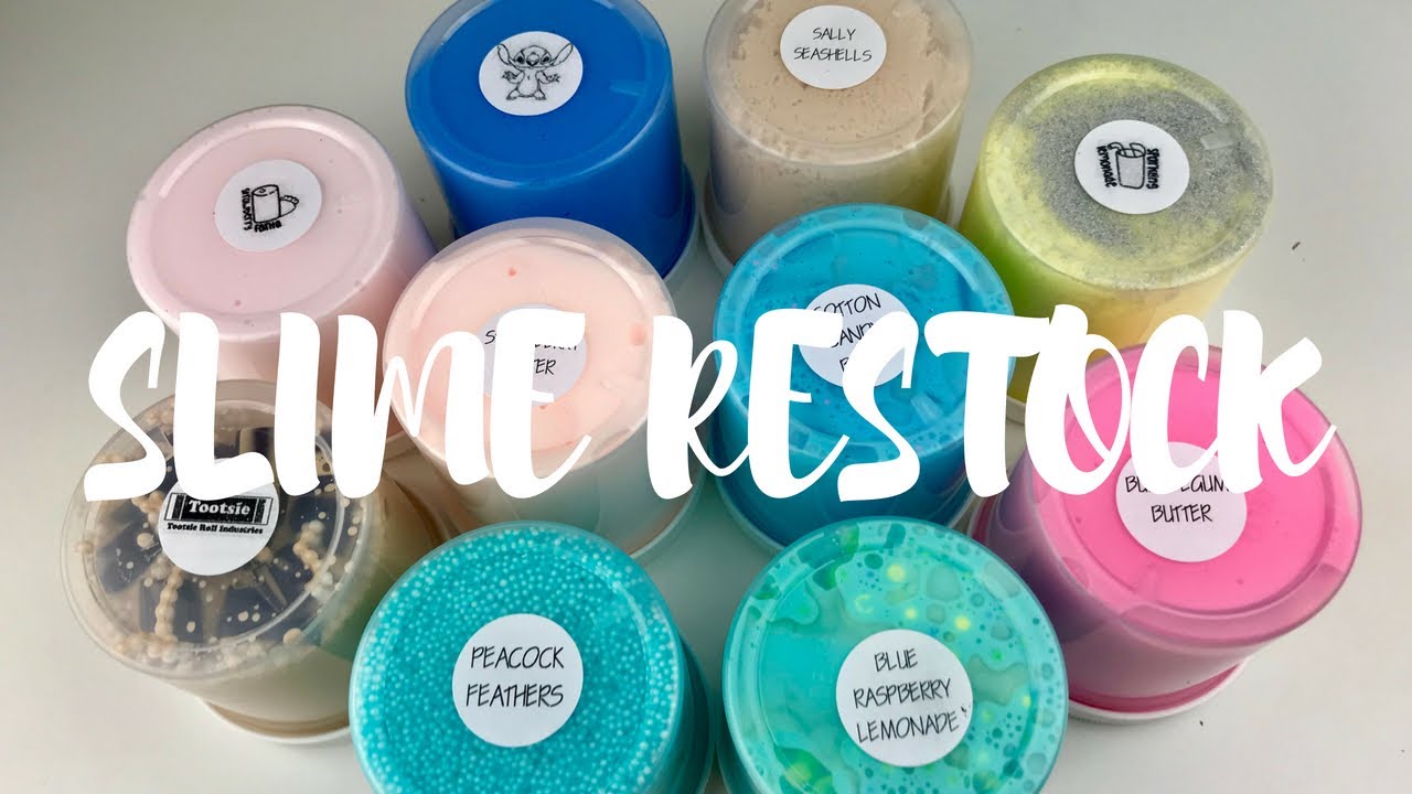 Memorial Day Restock! Slime Restock! Over 400 Slimes! - YouTube