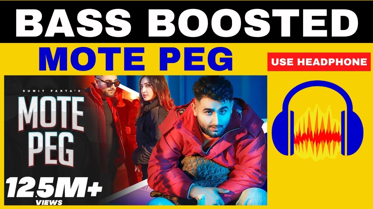 MOTE PEG: | {BASS BOOSTED} | Sumit Parta | Isha Sharma | New Haryanvi ...