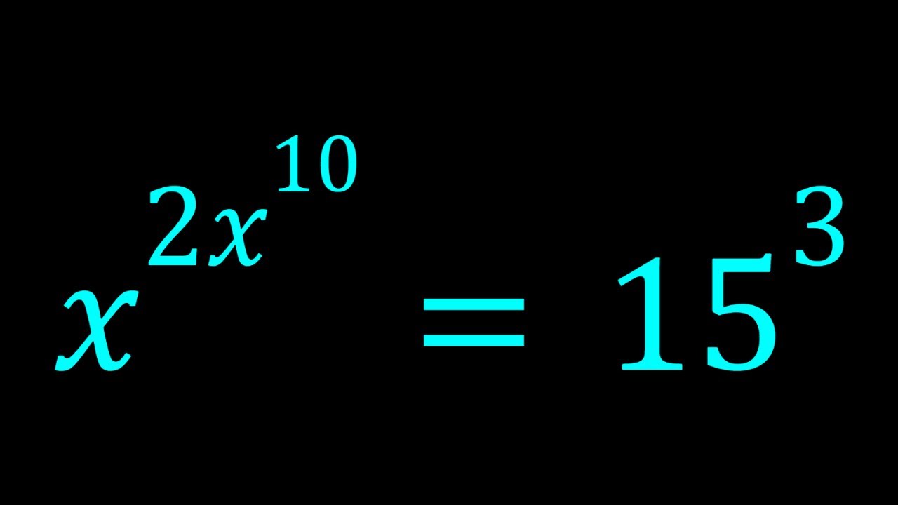 A Cool Exponential Equation General Form YouTube a-cool-exponential-equation-general-form-youtube