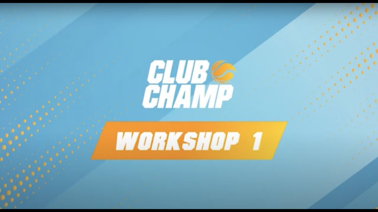 Workshop #1: Introduction of Club Champ - YouTube