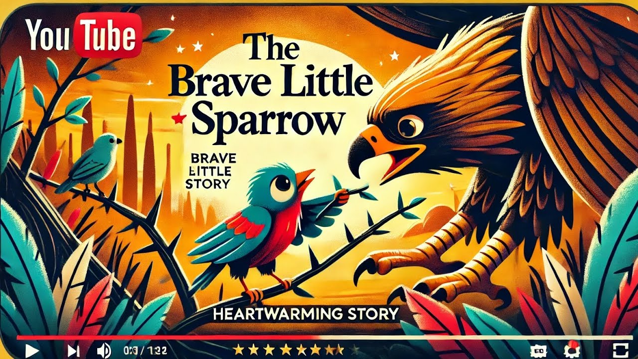 the brave little sparrow story || english || for kids - YouTube