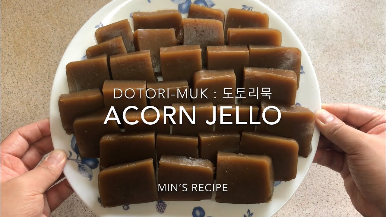 도토리묵 맛있게 만드는 방법 황금레시피 Acorn jello [Dotori-muk] - YouTube