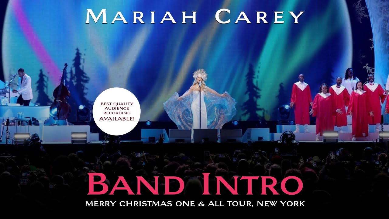 Mariah Carey - Band Intro (Live in NY, 12/09/2023) - Uncut HQ - YouTube