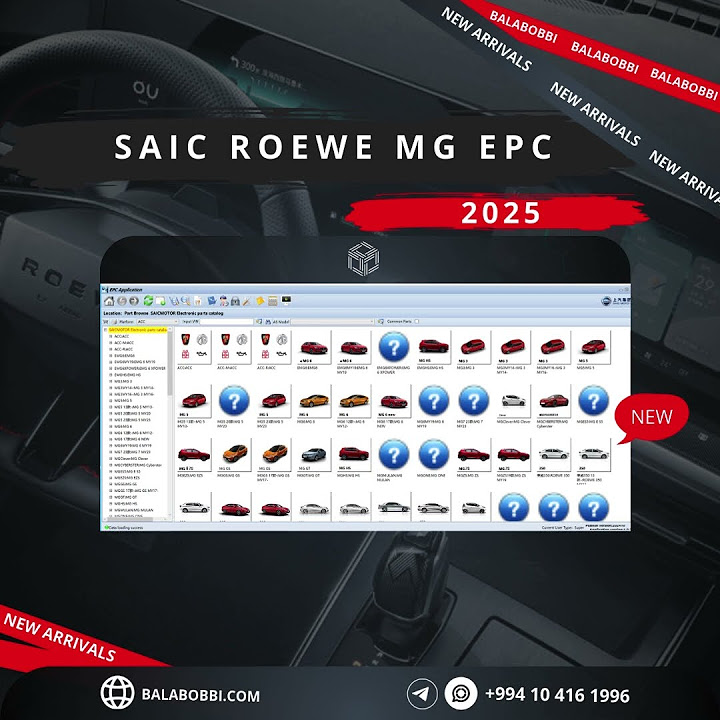 🚀 The "SAIC Roewe MG EPC 2025" is here! 🚀 #saic #newarrivals - YouTube