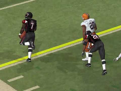 Madden NFL 2005 (PC) falcons vs browns (CPU vs CPU)