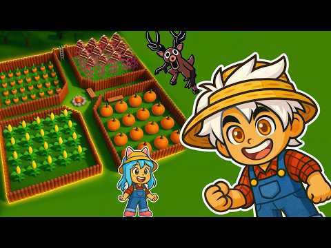 Ormanda EN BÜYÜK ÇİFTLİĞİ YAPIYORUZ🔦 ÇİFTÇİ sınıfını ALDIM 👩‍🌾 ROBLOX 99 NIGHTS IN FOREST 🌲