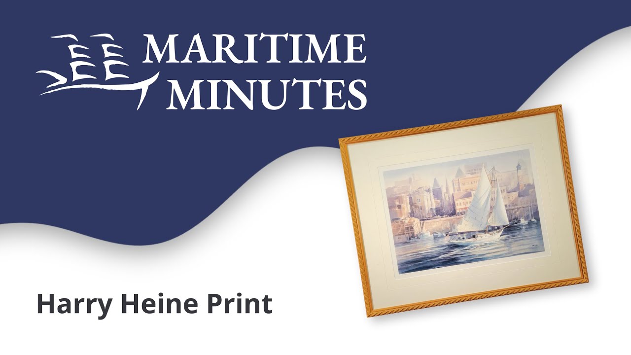 Maritime Minutes: Harry Heine SV Dorothy Print - YouTube