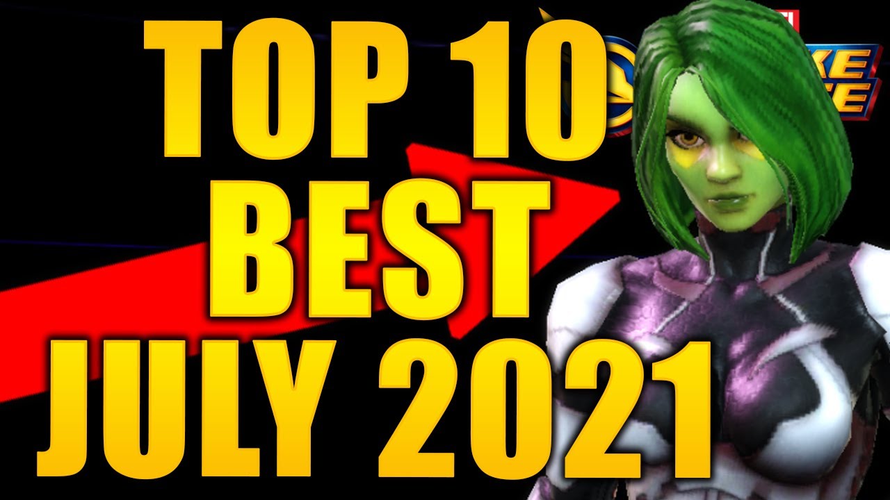 Top 10 Best Characters - July 2021 - MARVEL Strike Force - MSF - YouTube