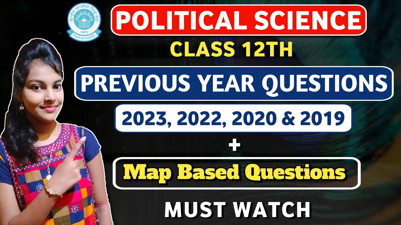 Class 12 political science previous years questions| class 12 political ...