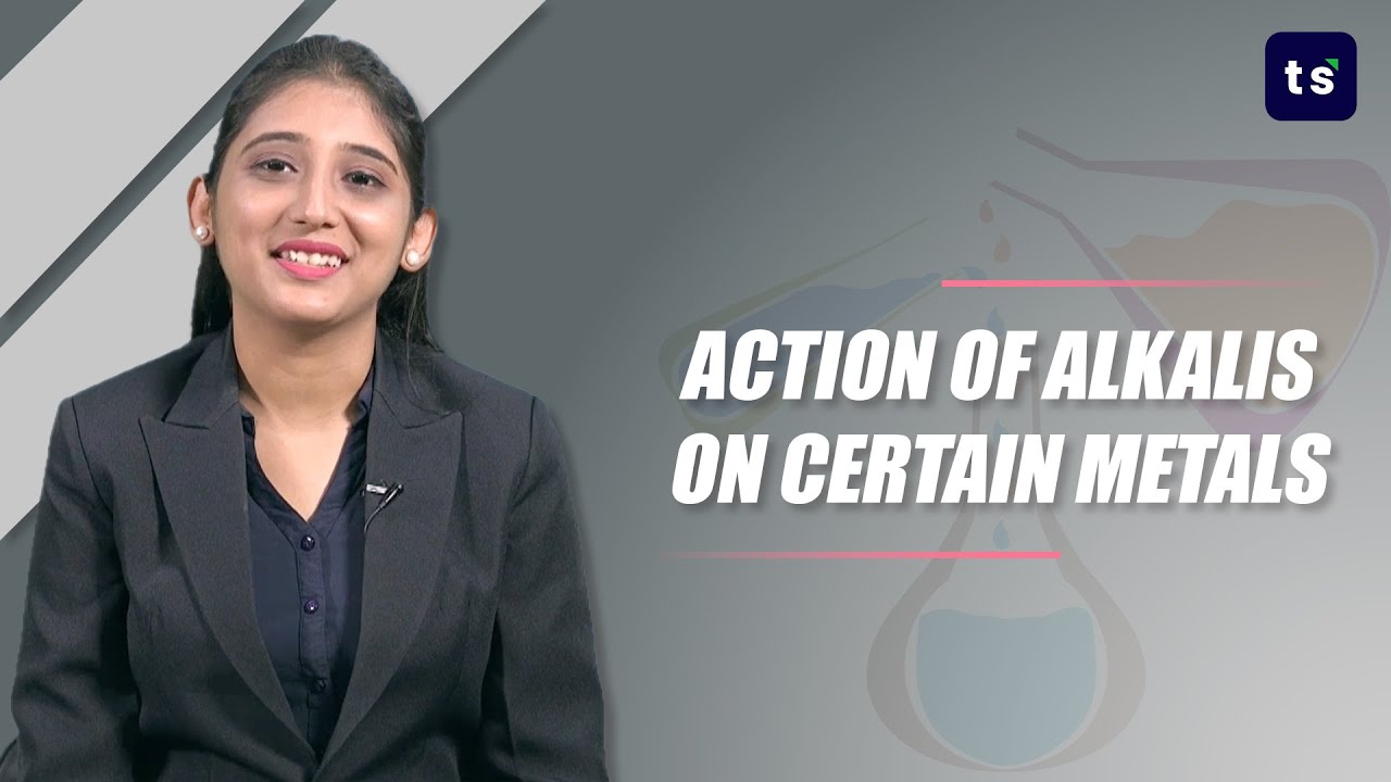 Action of alkalis on certain metals | Chemistry | Alkalis | Metals ...