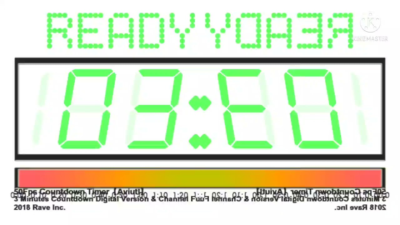 3 Minutes Countdown Digital Version & Channel Fukunana Enhanced with ...