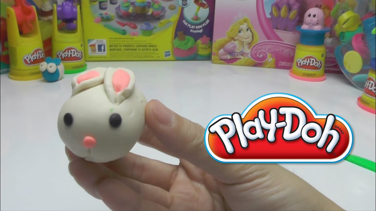 Play-Doh - How to Make a Funny Bunny DIY - YouTube