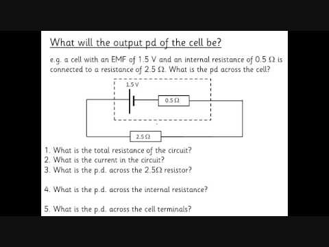 Electric Circuits Lesson 7 EMF and Internal Resistance - YouTube