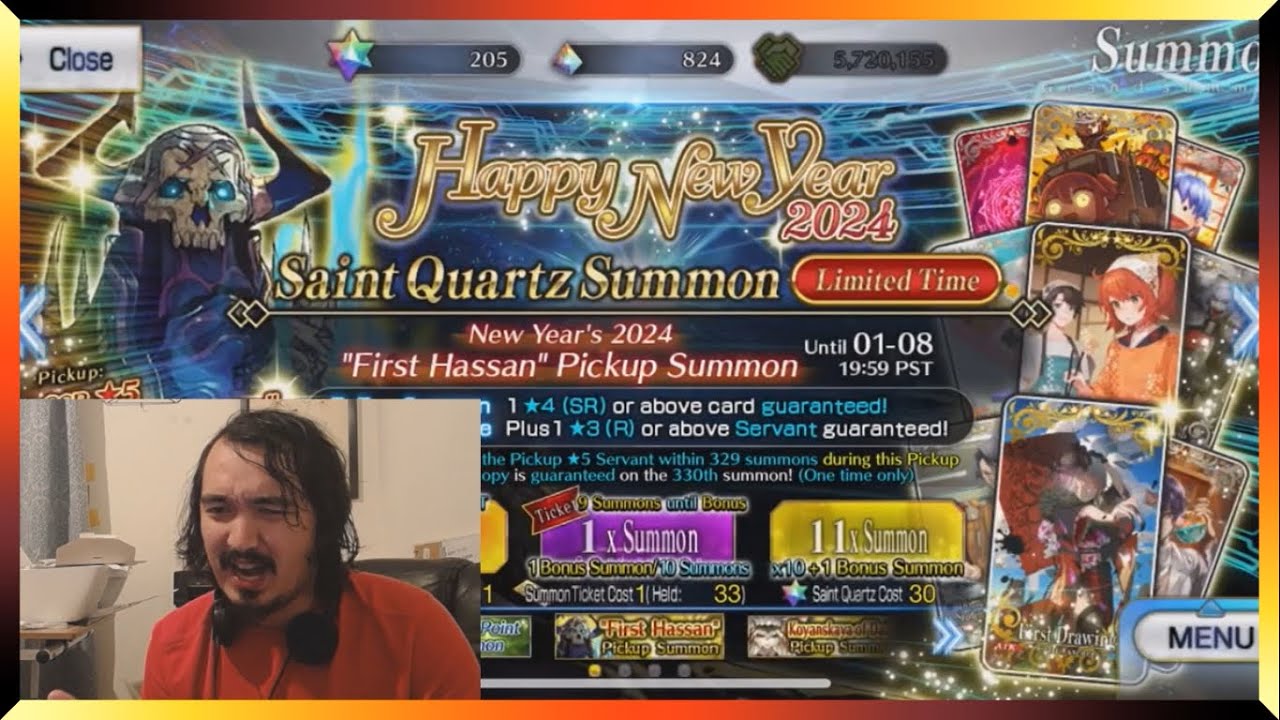 Fate/Grand Order New Years 2024 Scathach and King Hassan Banners: More ...