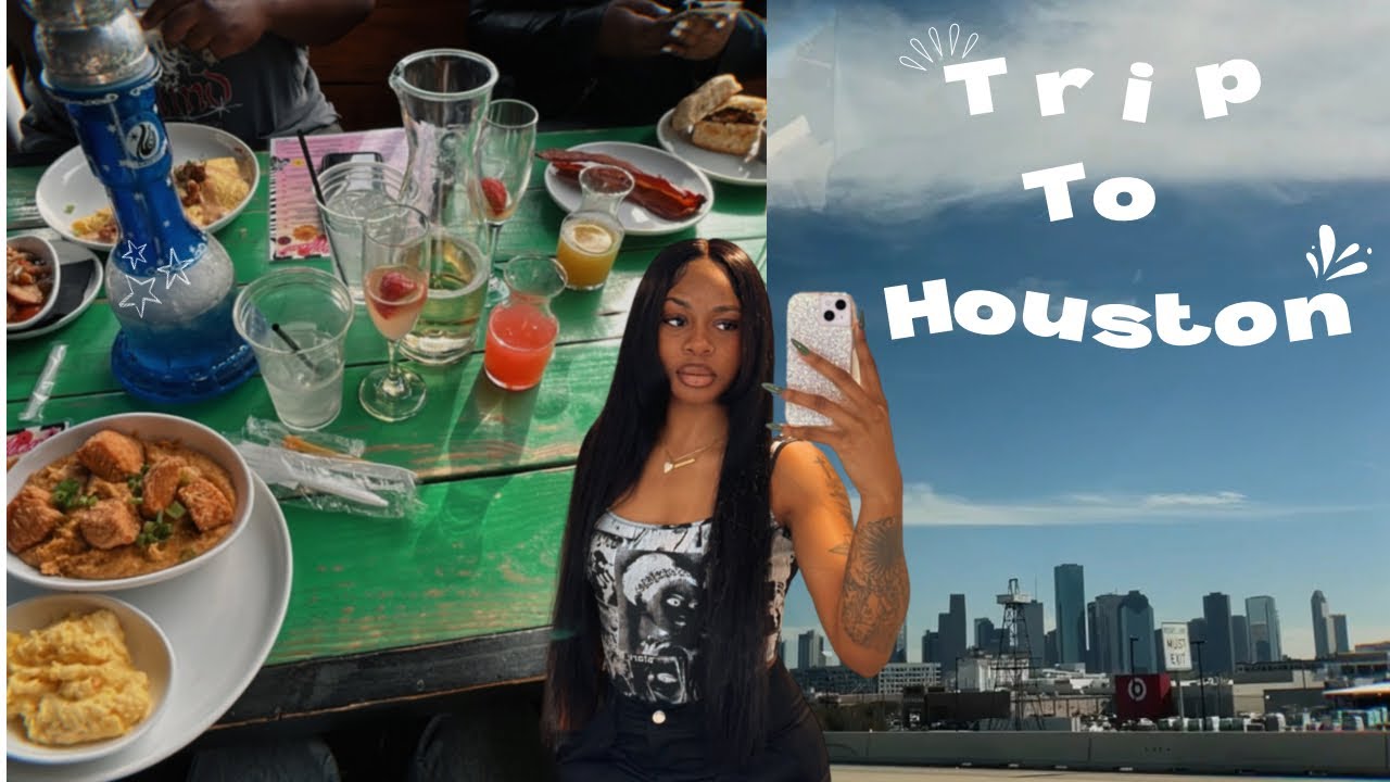 HOUSTON WE OUTSIDE! HBD BAE! 🤩🎉 | Drinks and Food | HTX Rockets 🚀 | I ...