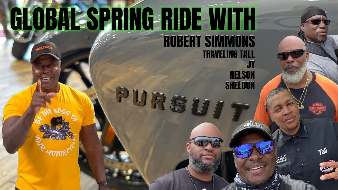 Global Spring Ride With Robert Simmons, Traveling Tall, Wood Jr., JT ...
