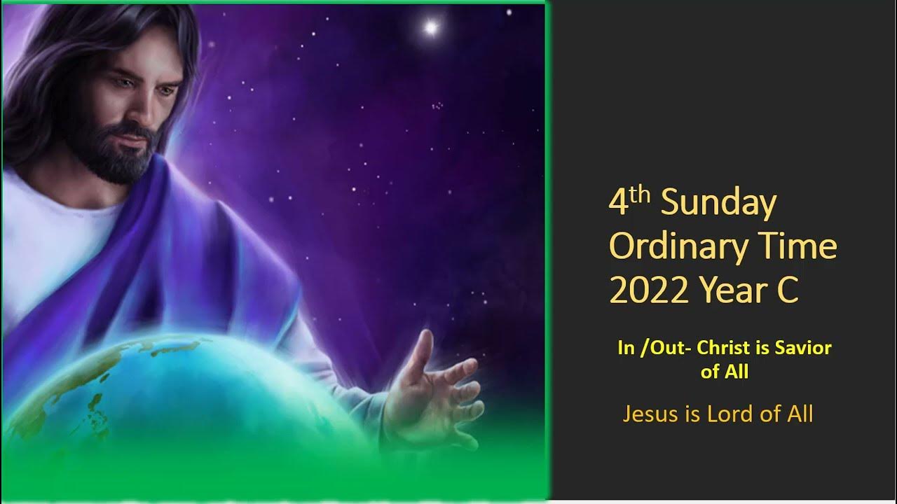 Homily 4th Sunday Ordinary Time 2022 Year C Fr A Paul (30th Jan 2022) - YouTube