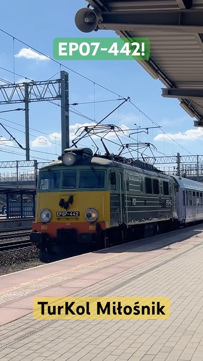 💚EP07-442💛 z pociągiem TurKol Miłośnik do Warszawy 😃 | #train #shorts #rarytas #ep07 #442 #rail ...