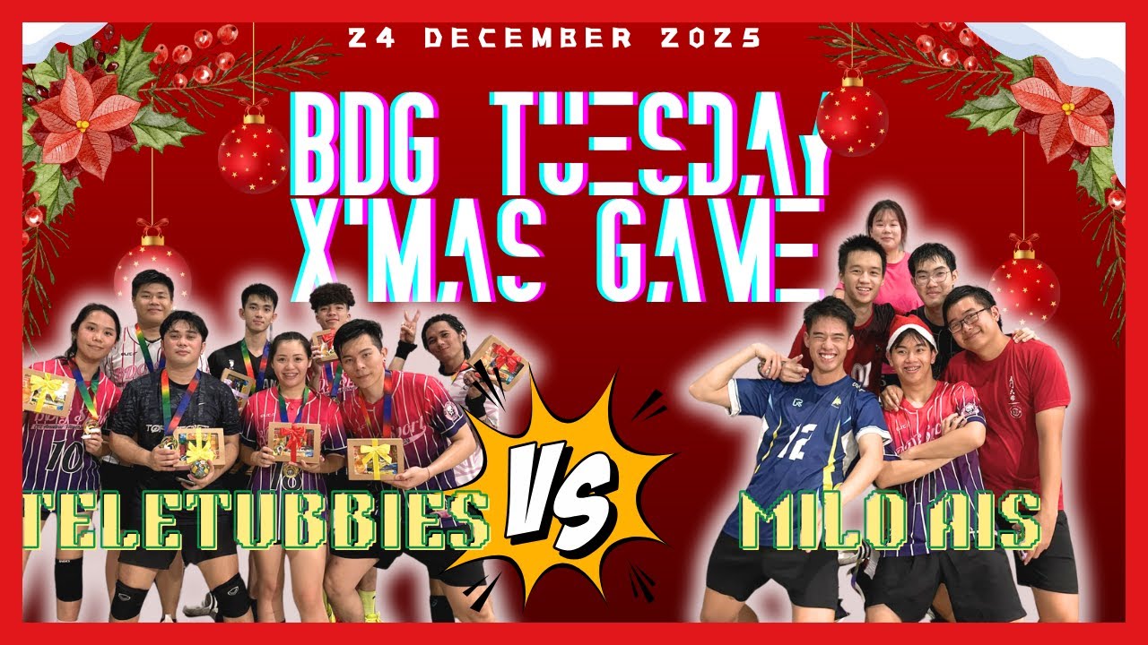 BDG Christmas Game [Teletubbies VS Milo Ais] 24122024 - YouTube