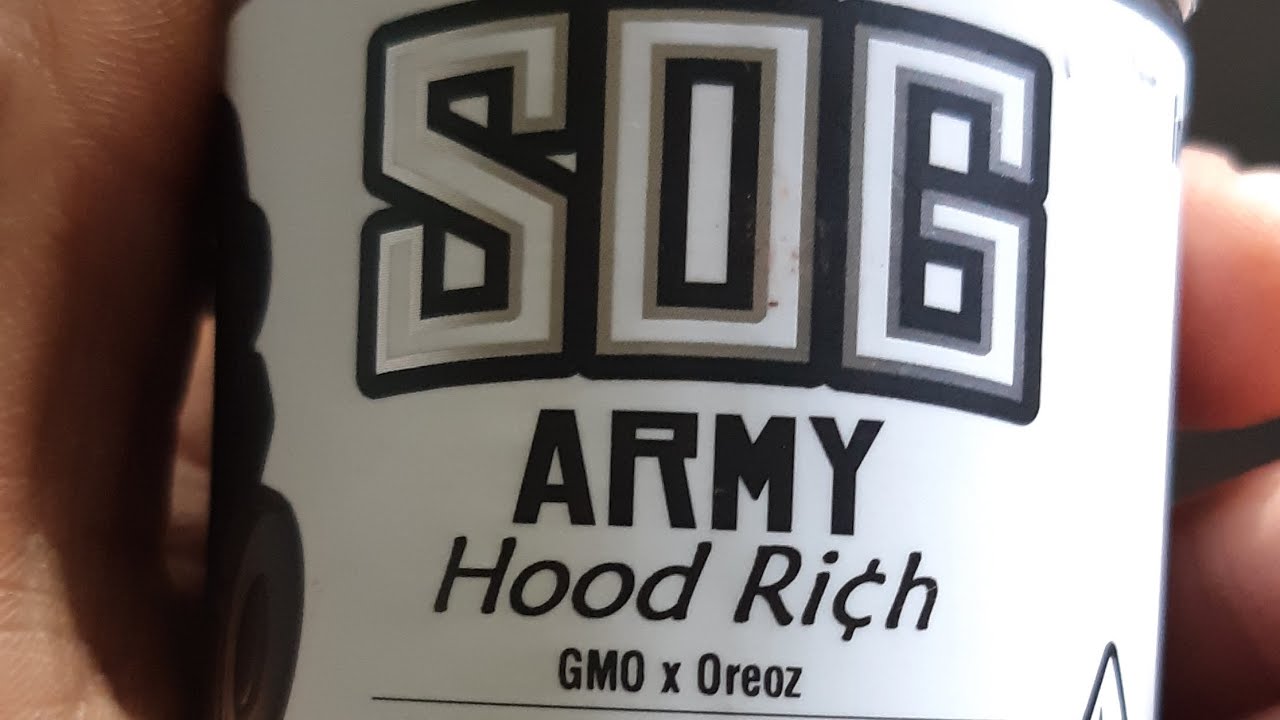 SOG Army hood rich strain review - YouTube