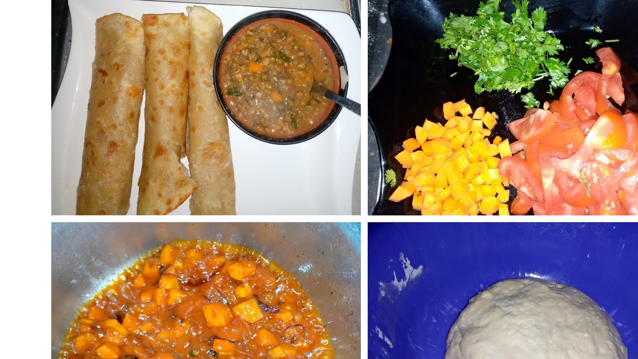 HOW TO COOK SOFT LAYERED CHAPATI WITH NDENGU//PREPARE DINNER WITH US ...