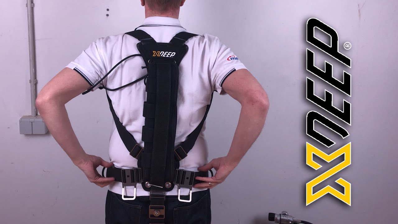 SIDEMOUNT - XDEEP Stealth 2.0 Harness Setup - YouTube