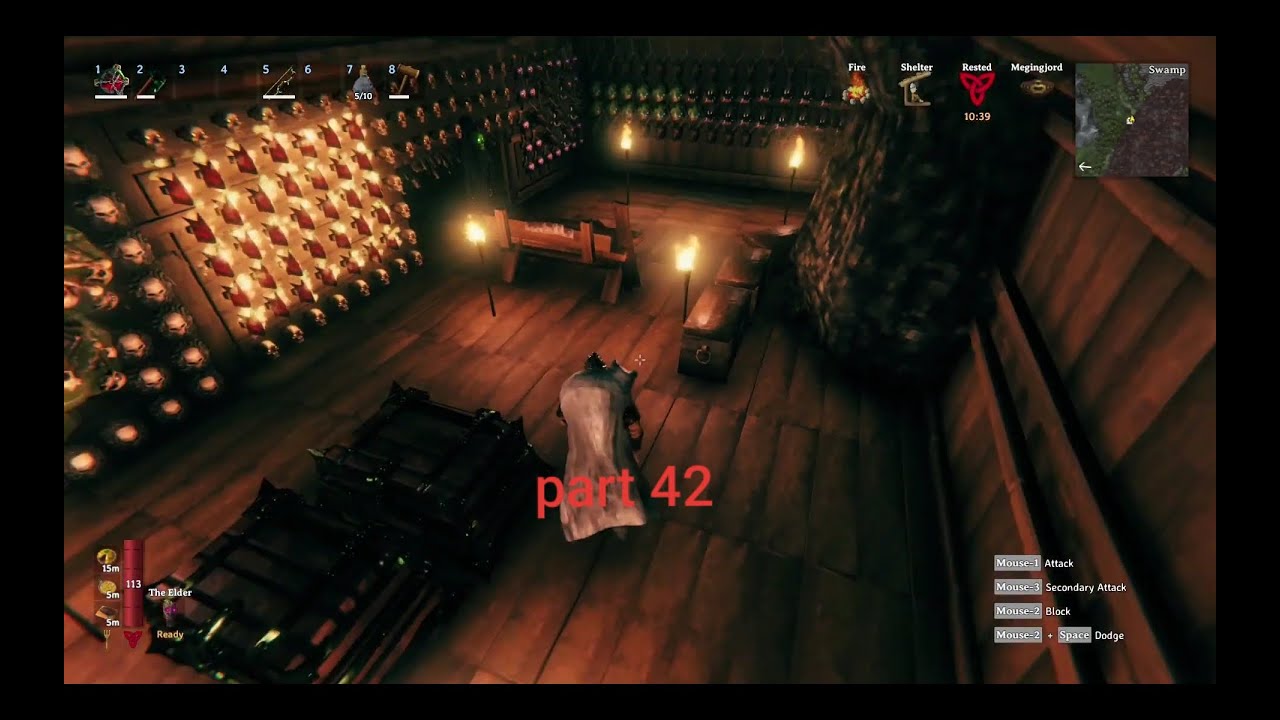 valheim part 42 making the trophy room - YouTube